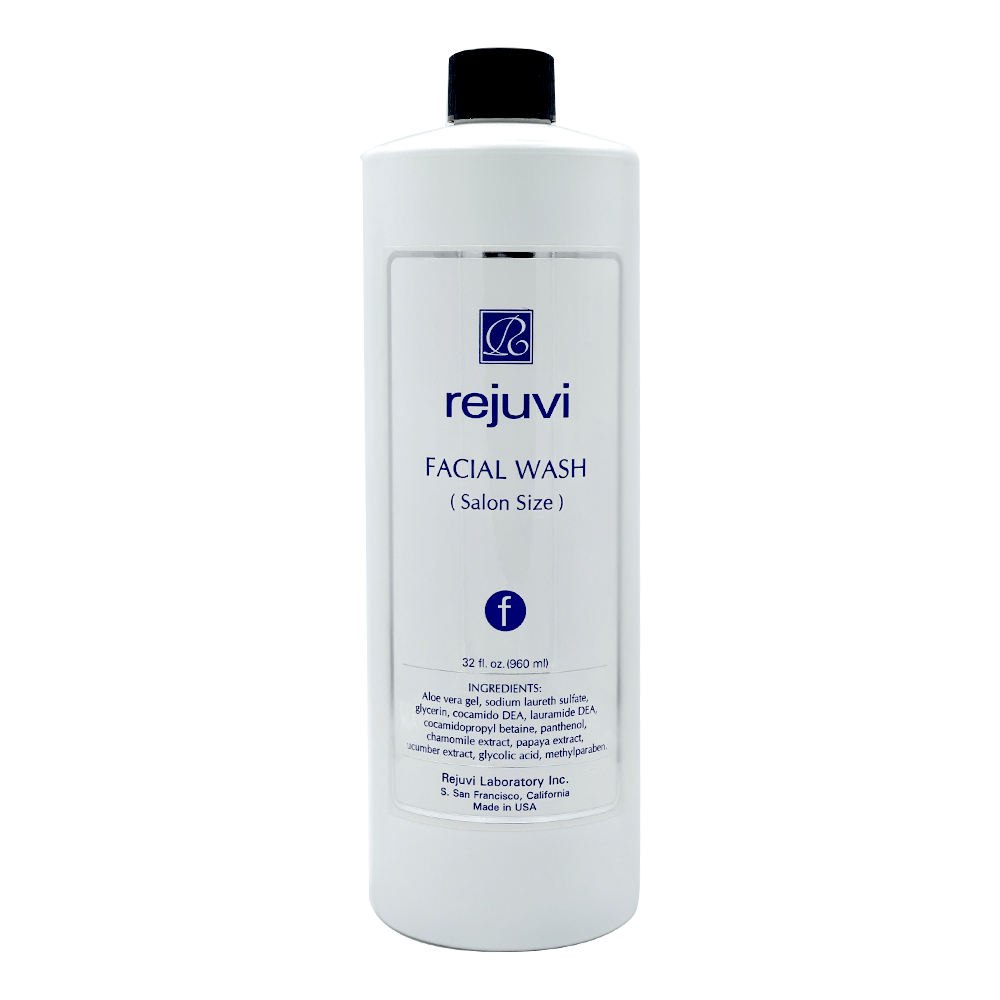 Rejuvi 'f' Facial Wash - Salon Size - 32 oz – Educate Your Skin